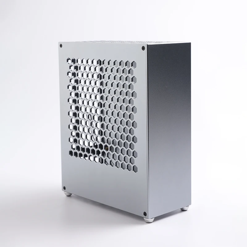 스폿 Bug a1 코어 디스플레이 미니 ITX 케이스, 소형 APU 알루미늄 합금 1U 소형 전원 공급 장치, 휴대용 핸들 ...