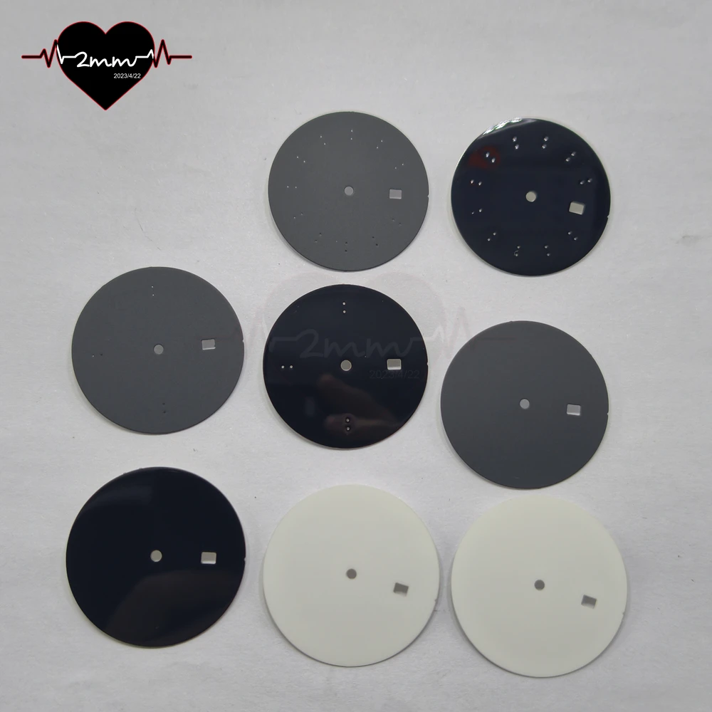 Blank Watch Dial 35mm have hour index holes brass Watch Face matte ...