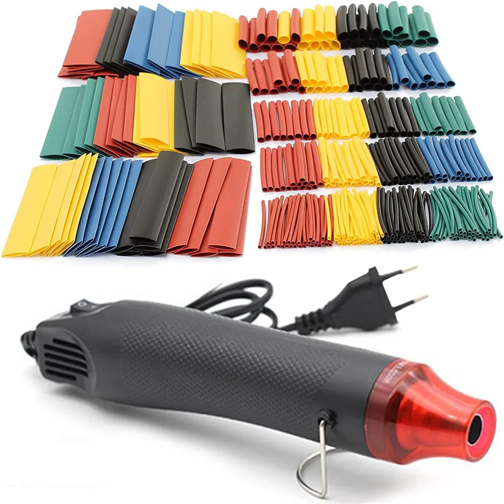 Heat-Shrink-Tubing-328pcs-Wire-Wrap-Cable-Sleeve-Assortment-Ratio-2-1 ...