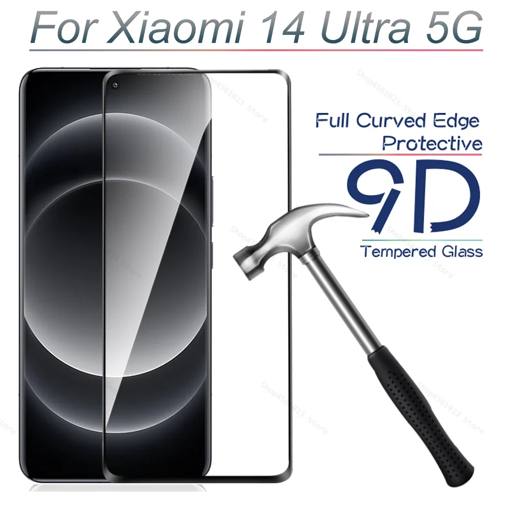 9D-Curved-Tempered-Glass-Case-For-Xiaomi-14-Ultra-Screen-Protector ...