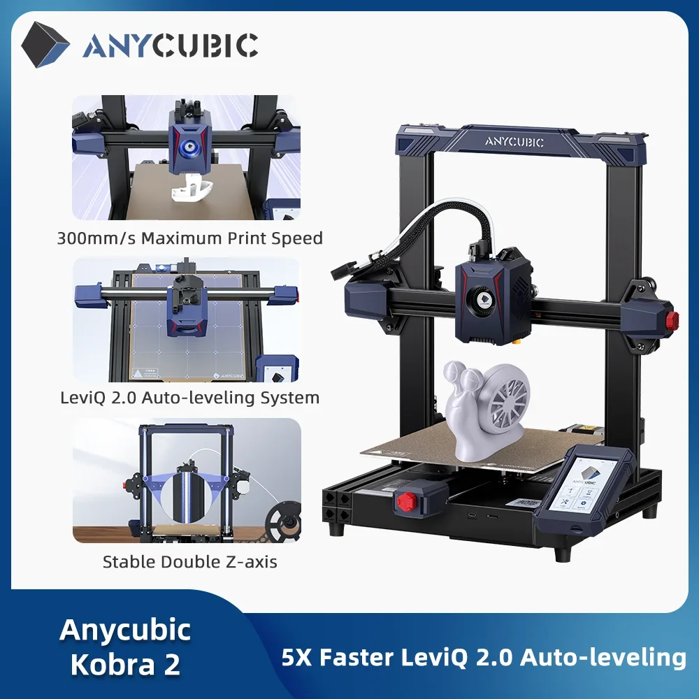 Anycubic-Kobra-2-FDM-3D-Printer-LeviQ-2-0-Automatic-Leveling-Smart-Z ...