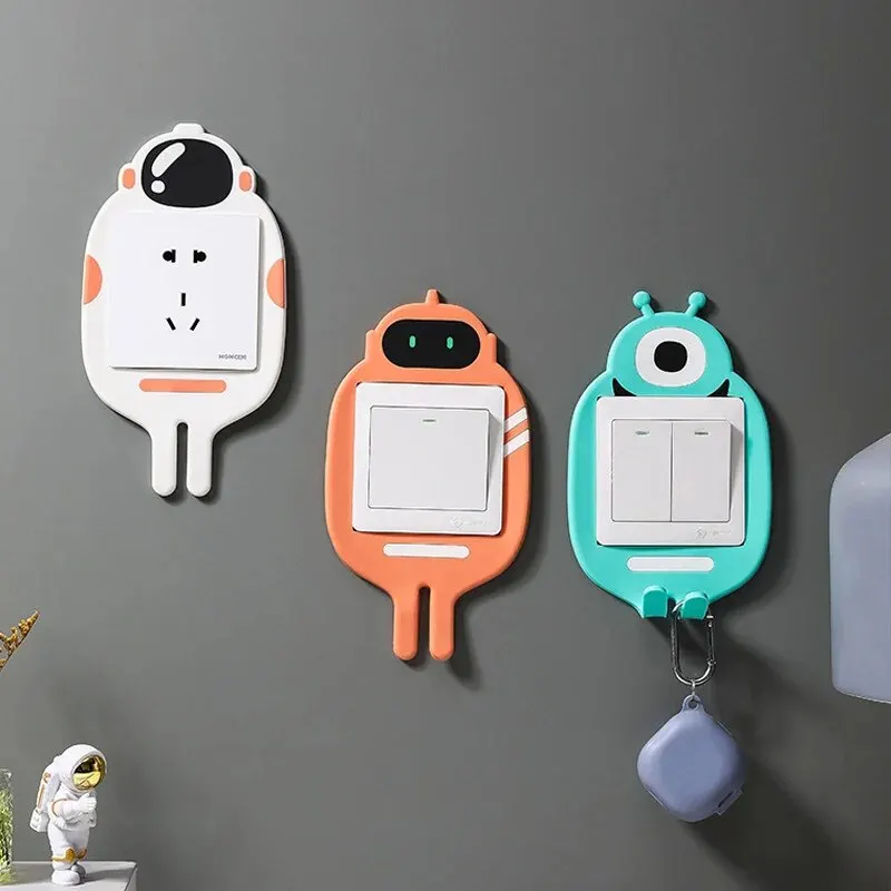 Self-adhesive-Switch-Cover-Cartoon-Night-Light-Switch-Wall-Sticker ...