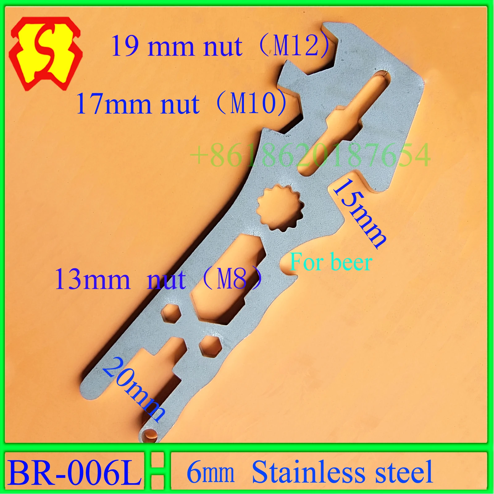 light clamp spanner multiple usages spanner for wing nuts