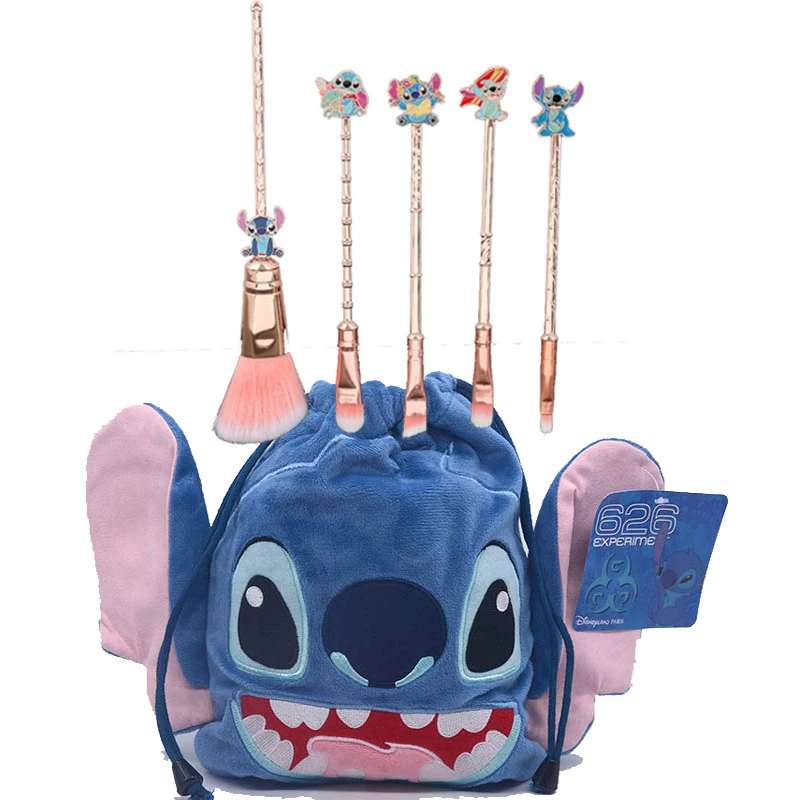 Disney-Stitch-Girls-Cosmetic-Brush-Cartoon-Stitch-Brush-Set-Anime ...