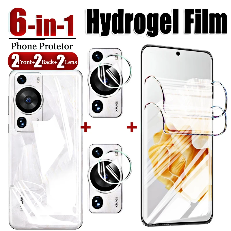6in1-Filme-Hidrogel-para-Huawei-P60-P50-Pro-Art-Protetor-de-Tela-em ...
