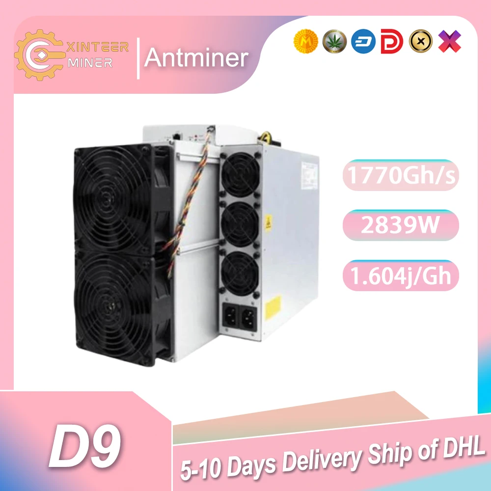 New-Bitmain-Antminer-Miner-D9-Hashrate-1-77T-2839W-High-End-Server-For ...