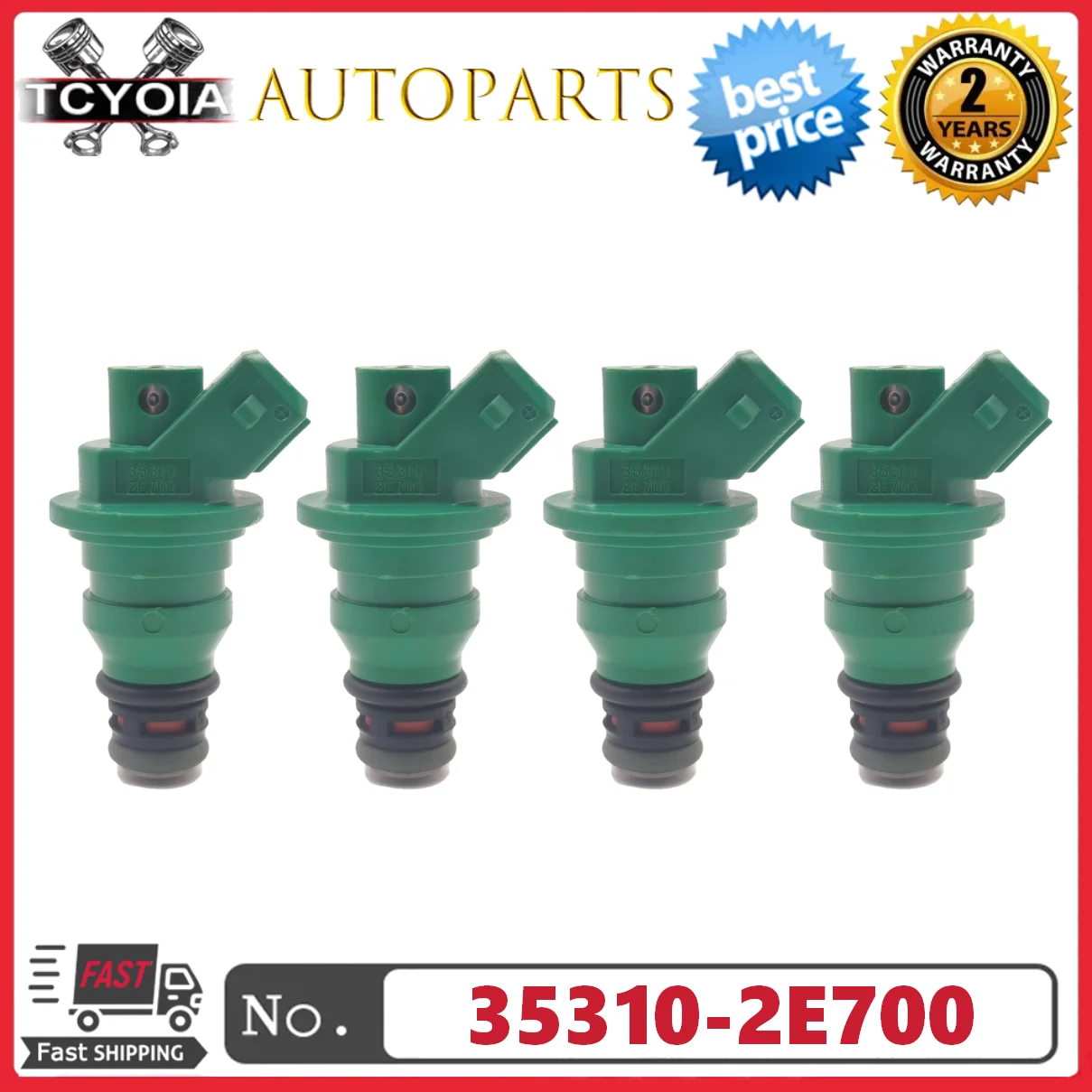 4pcs/lot 35310-2E700 353102E700 Fuel Injectors For Hyundai Sonata Kia ...