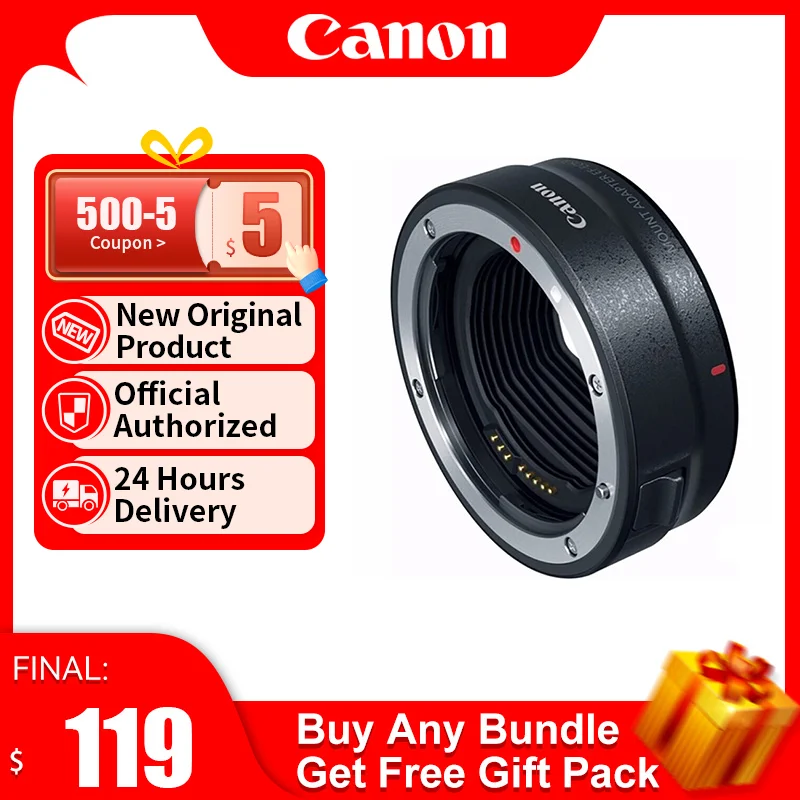 Canon Mirrorless Camera Adapter Ring Slr Ef Lens Adapter Rf Bayonet ...