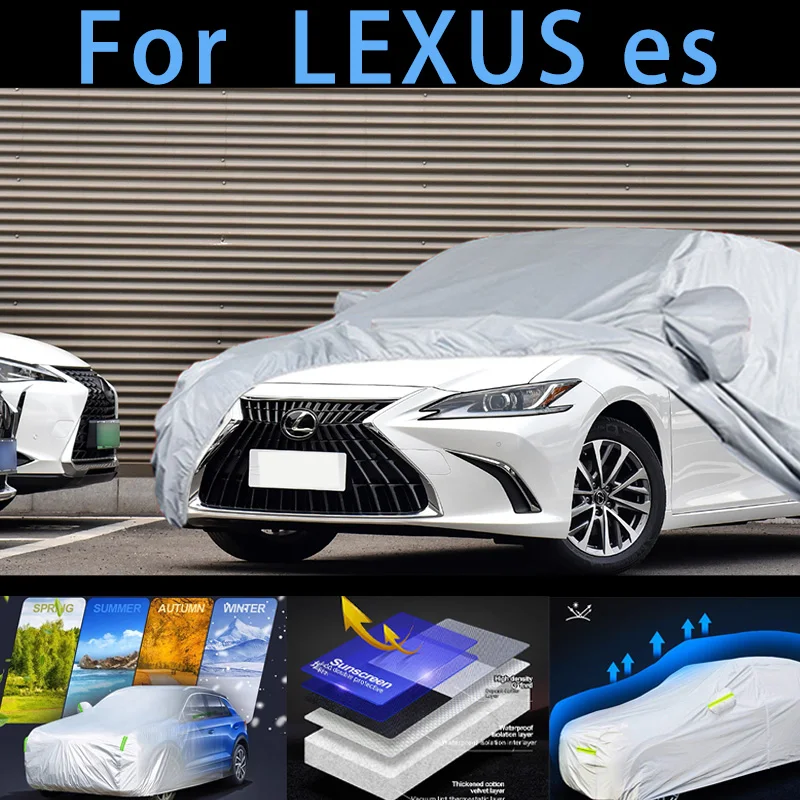 For-LEXUS-es-Car-protective-cover-sun-protection-rain-protection-UV ...