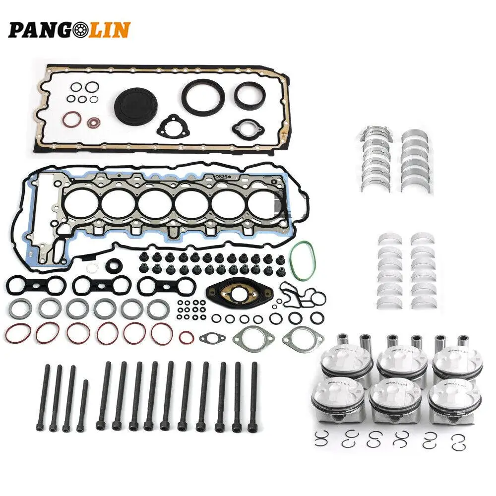 Engine Overhaul Pistons Seals Kit 11:1 for BMW 325i 525i Z4 E90 E60 E89 ...