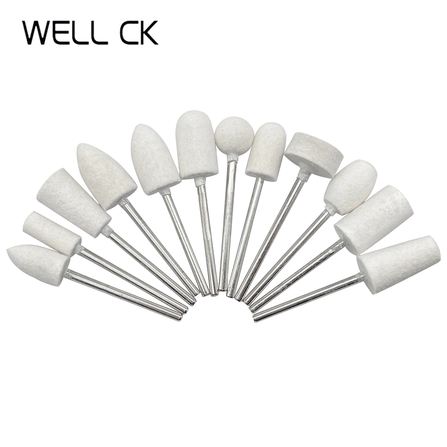 12Pcs-Dental-Lab-Laboratory-Hard-Mounted-Felt-Bob-Point-Polishing-Buff ...