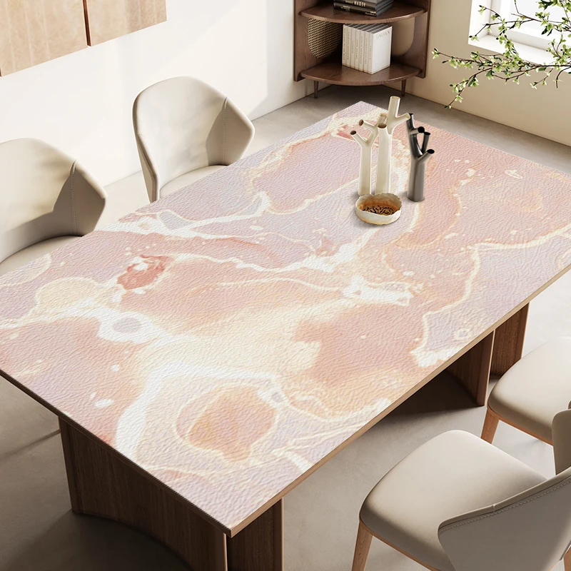 PVC-Leather-Heat-Insulation-Table-Mat-Kitchen-Tablecloth-Dining-Table ...