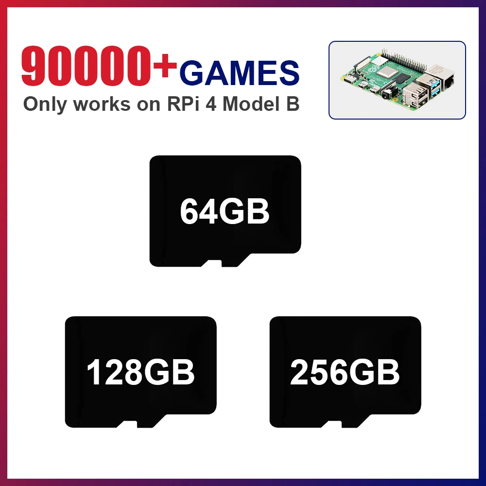 Game-Card-Works-on-Raspberry-Pi-4-Model-B-Batocera-35-OS-Pre-installed ...