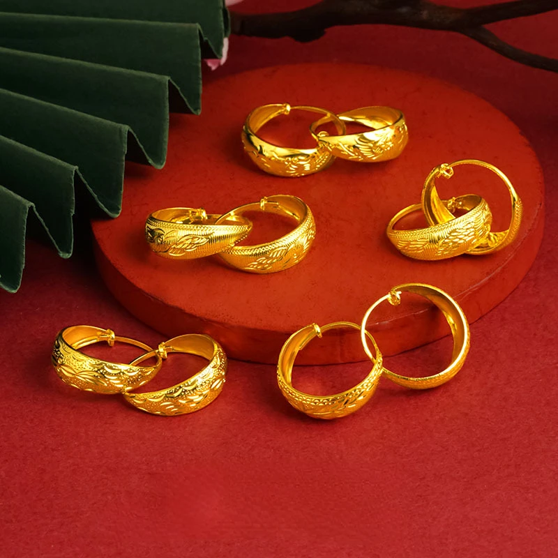 Never Fade Classic Lotus Bag Dragon Phoenix Earring Classic Chinese ...