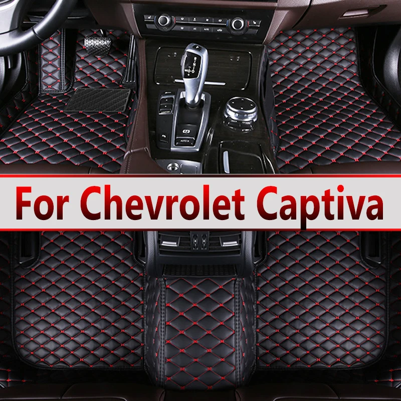 Car-Mats-For-Chevrolet-Captiva-7seat-C100-C140-2012-2016-Auto-Carpets ...