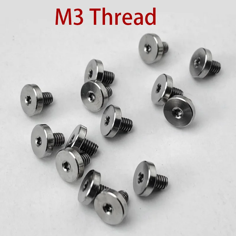 4pcs-Titanium-Alloy-Thread-M3-Flat-Head-Screw-for-Knife-Handle-T8-Torx ...