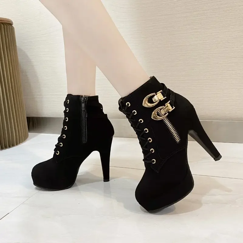 Plus Size 35-43 Platform Boots Autumn Winter Women Boots High Quality ...
