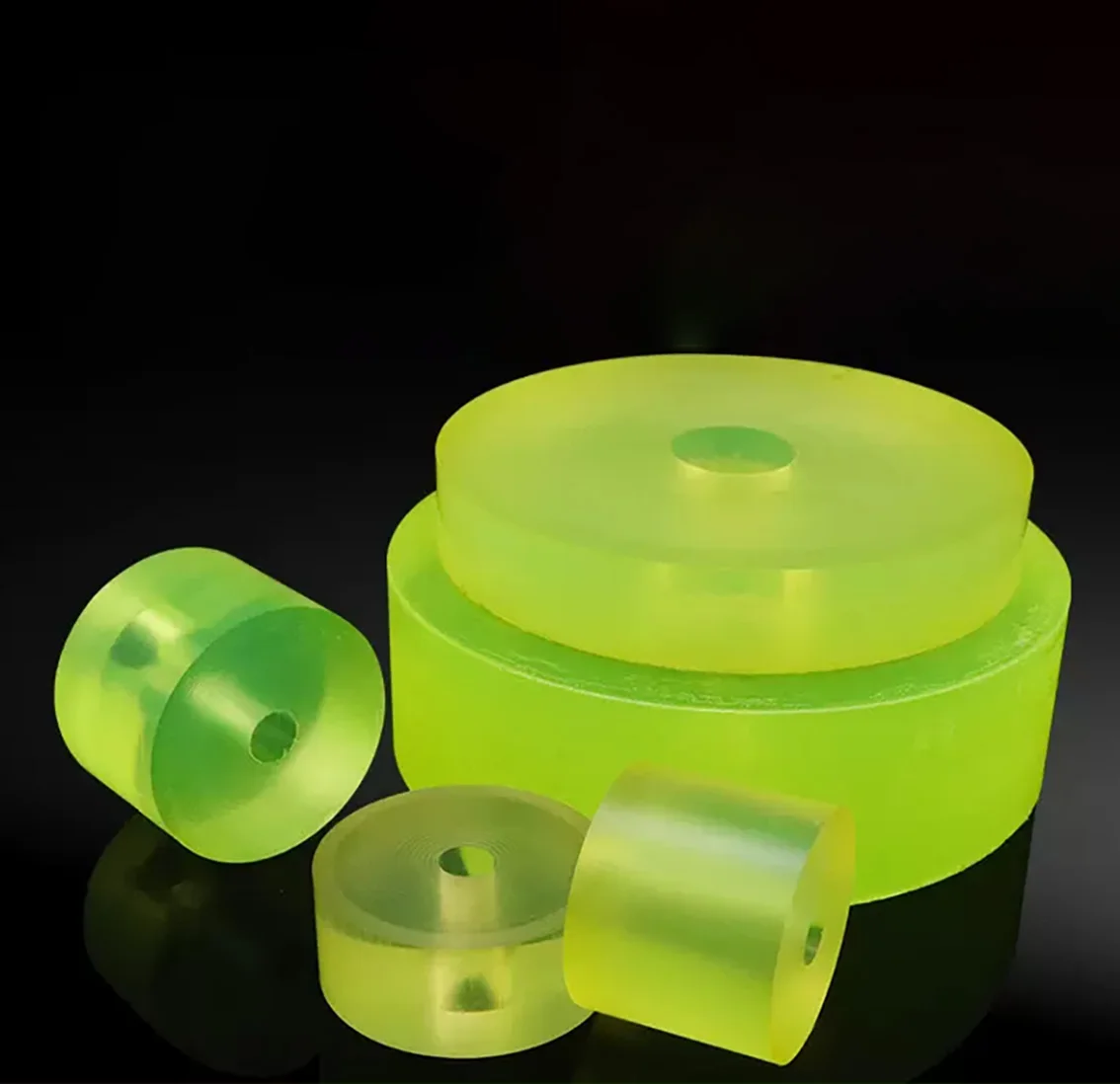 1Pcs-PU-Polyurethane-Round-Sheet-Dia-50mm-200mm-Thick-40mm-Elastic ...