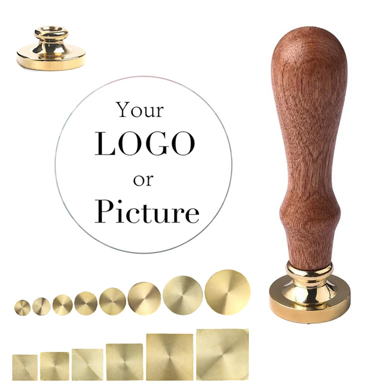 Custom Stamps Metal Stamps Wax Seals Stamps Customize Your Own Logo ...