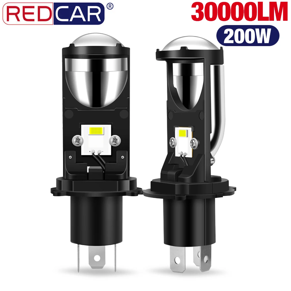 200W-H4-LED-RHD-LHD-Bi-LED-Projector-Headlight-Lens-Automobles-Bulb-LED ...
