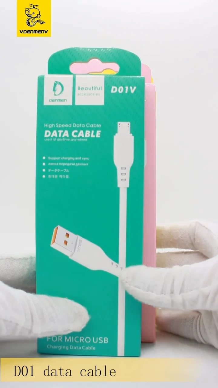 High Speed Denmen Data Cable 2.4A For Type C / Micro USB / Lightning ...