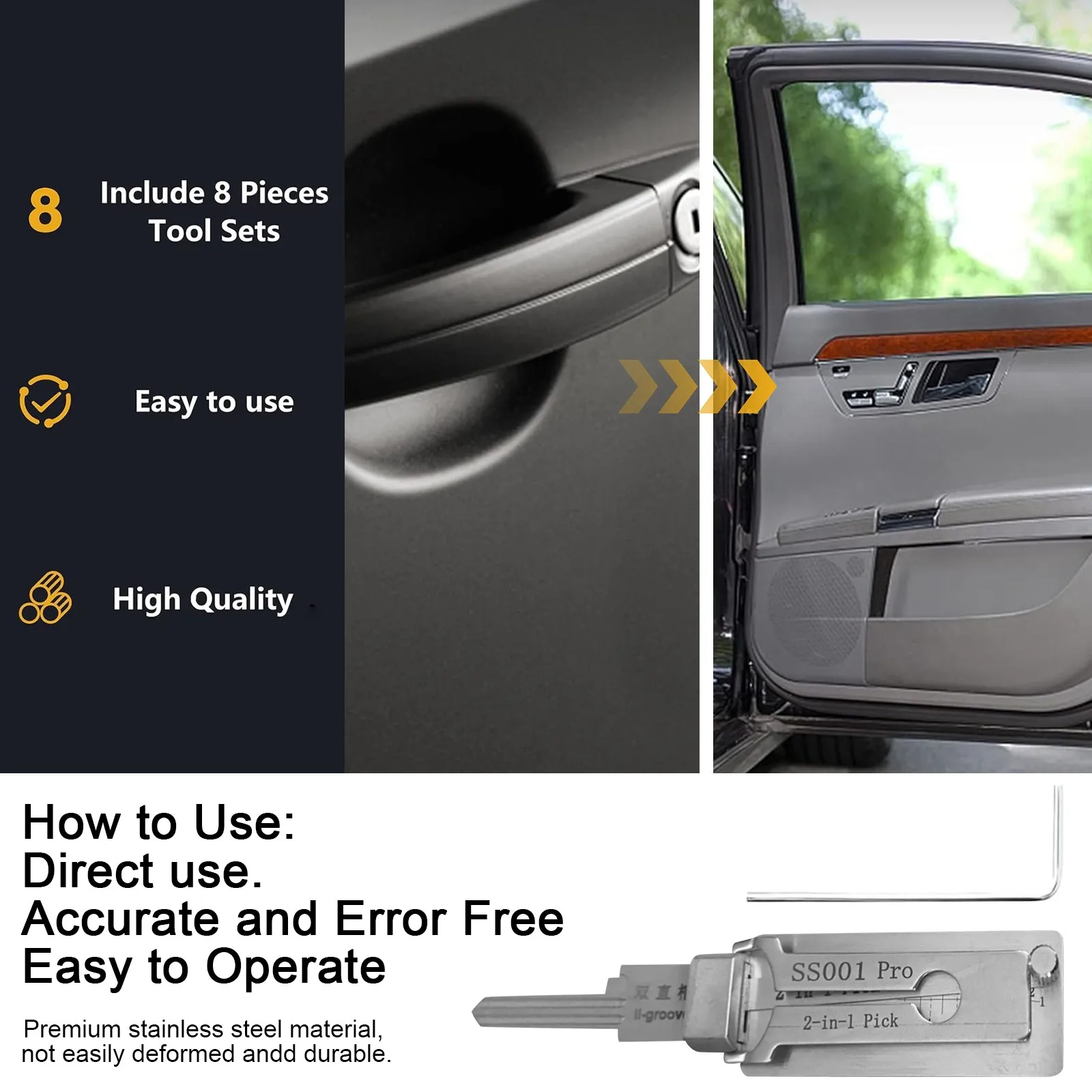 Stainless-Steel-Key-Decoder-Fits-Model-SS001-Pickup-Hand-Tool-O-ring ...