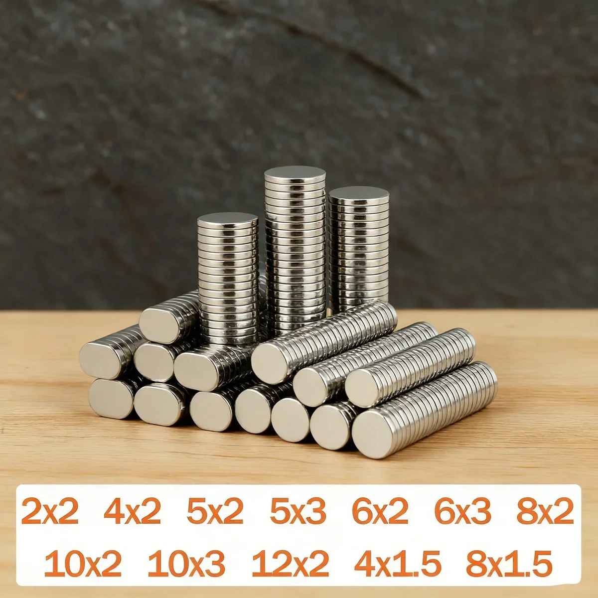 Super Strong Magnet N35 Round Magnetic NdFeB Powerful Neodymium Magnet ...