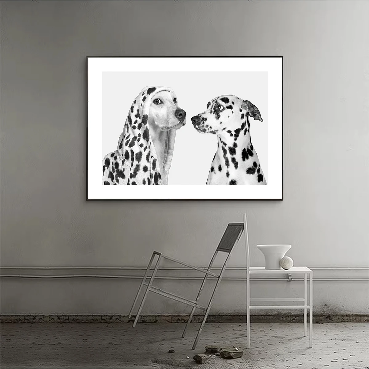 Modern-Nordic-Cute-Dalmatian-Canvas-Print-Painting-Poster-Living-Room ...