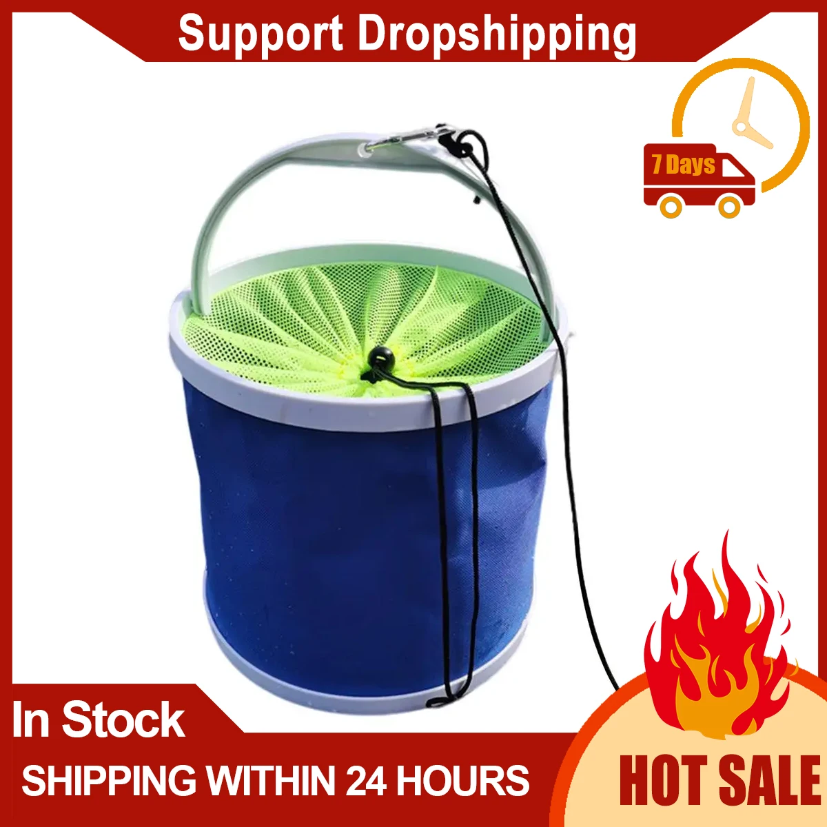 Portable-Outdoor-Folding-Bucket-With-Handle-13L-Large-Capacity-Oxford ...