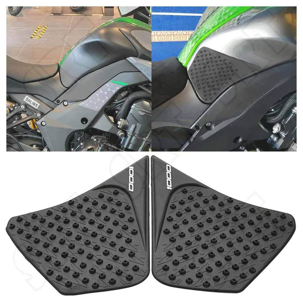Kawasaki Z1000 Tank Pad | Tank Side Traction Pad | Motorcycle Tank Pads ...