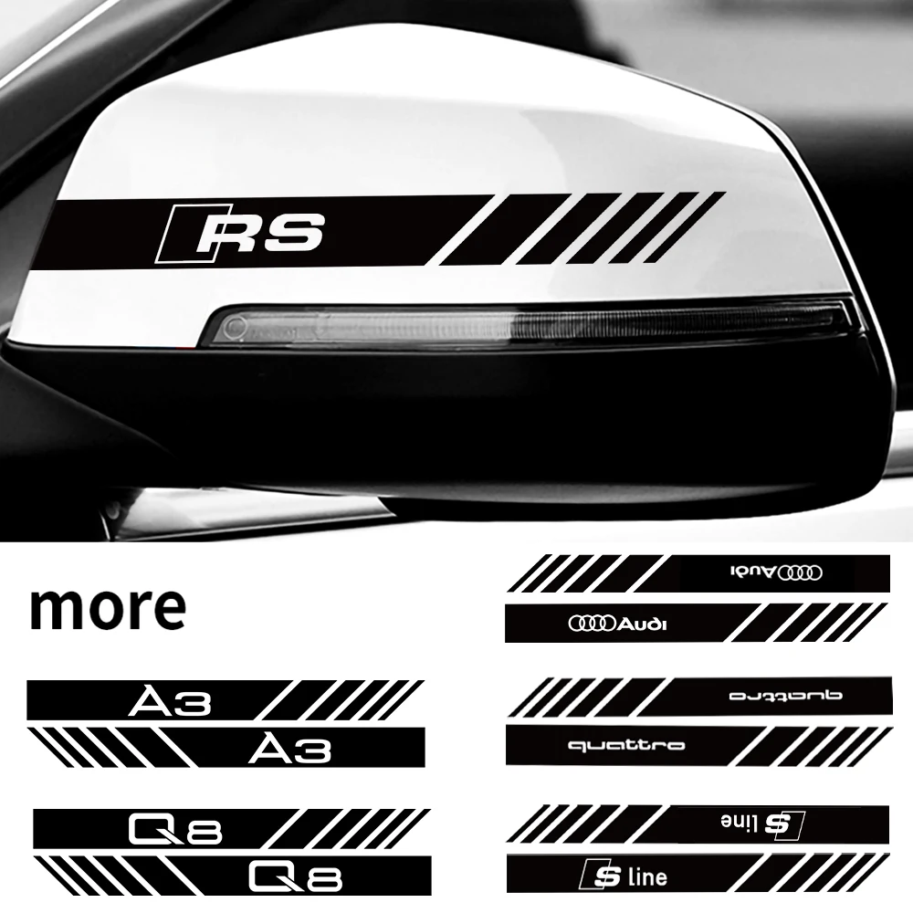 2Pcs-PVC-Car-Rearview-Mirror-Decoration-Badge-Sticker-For-Audi-S-Line ...