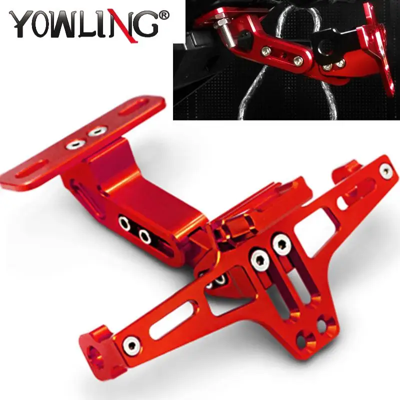 7-Color-Motorcycle-Adjustable-Aluminum-License-Number-Plate-Frame ...
