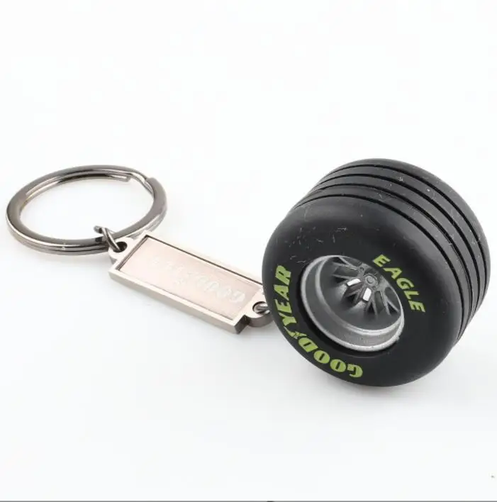 wheel-keychain-1PC-Metal-Tire-Keychain-Car-Wheel-Hub-Key-Chain-Car-Tire ...