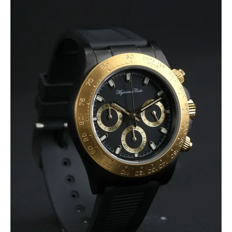 Mysterious-Code-Men-s-Watches-Vk63-Choronograph-Watch-Quartz-Panda ...