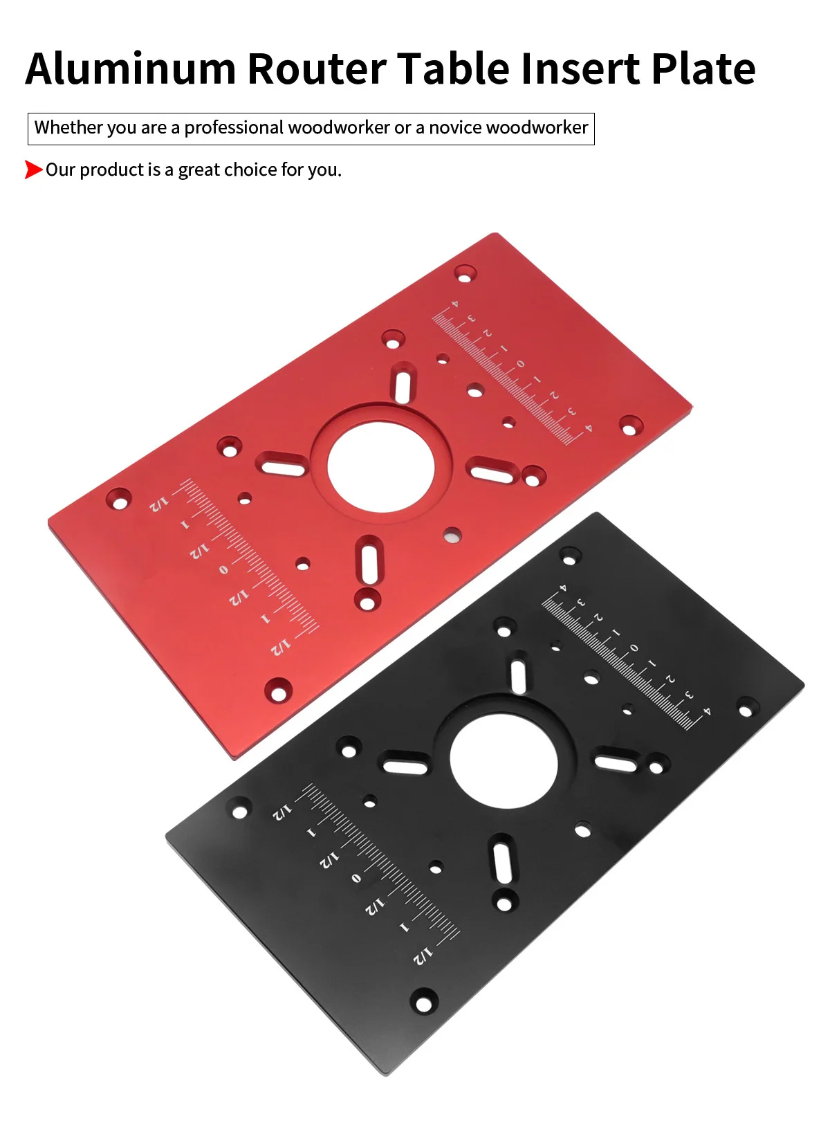 Wnew Single Black Plate Router Lift With Fixed Base Aluminum Router ...