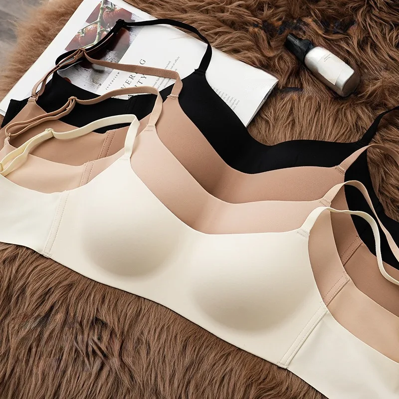Suti-s-de-suporte-sem-fio-para-mulheres-top-sem-costura-de-tubo-pequeno ...