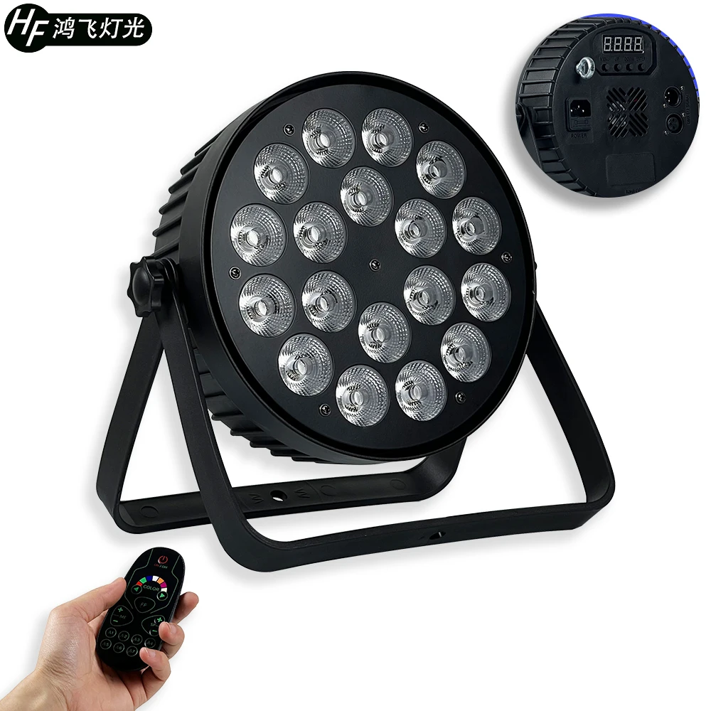 ABS-Flat-Par-Light-18x18w-18x12w-RGBWA-UV-RGBW-6in1-4in1-Led-Light-DMX ...