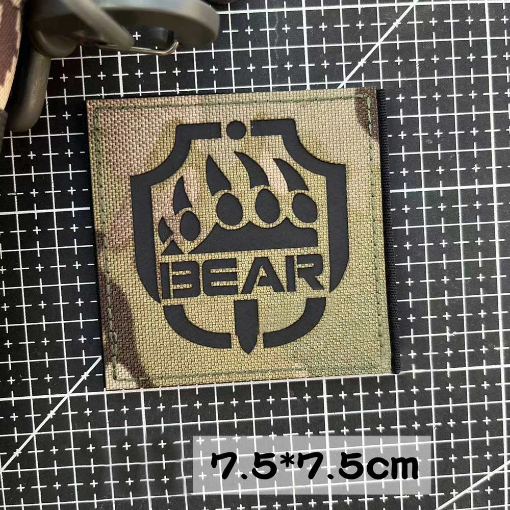 Parche de PVC de Escape From Tarkov IR para mochilas, pegatinas tácticas, parches bordados para ...