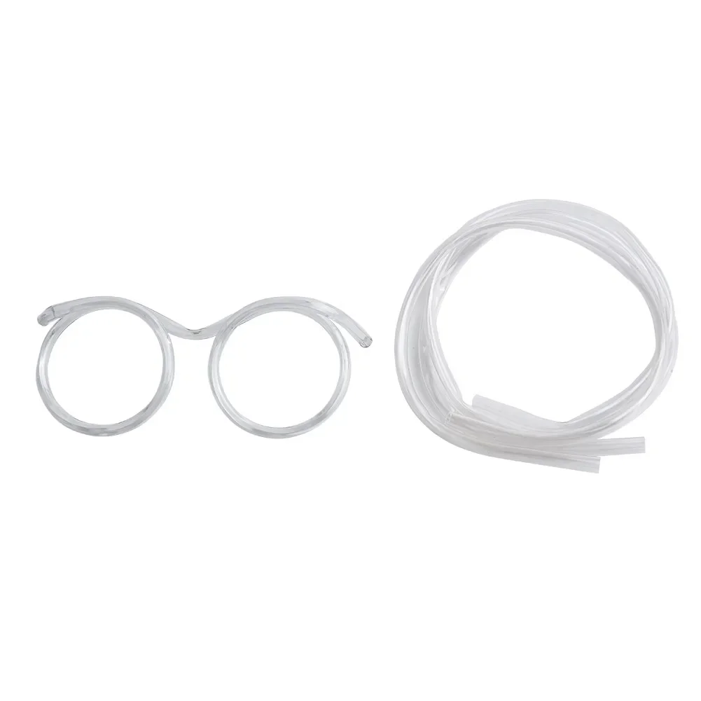 1x-Glasses-Straw-Creative-Glasses-And-Beard-Straws-Crazy-Funny-Plastic ...