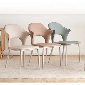 2p Home Light Luxury Chair Back Chair, Nordic Dining Chair Leisure ...