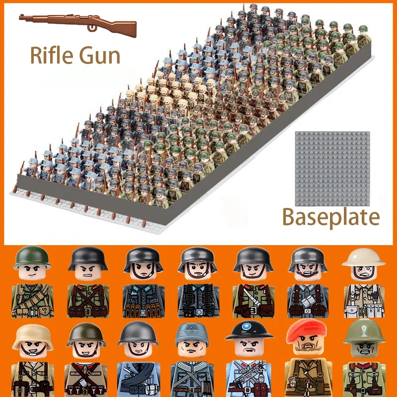 20pcs-lot-WW2-Military-Soldier-Array-Soviet-US-UK-China-Building-Blocks ...