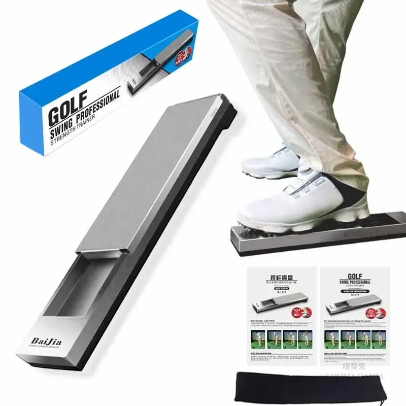 Golf-Swing-Training-Aid-Pedal-Portable-Movable-Golf-Swing-Leg-Gravity ...