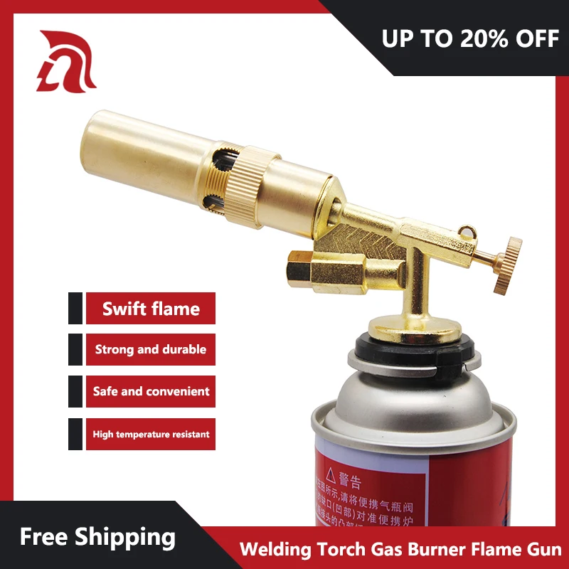 1PCS-Welding-Torch-Gas-Burner-Flame-Gun-High-Temperature-Brass-Copper ...