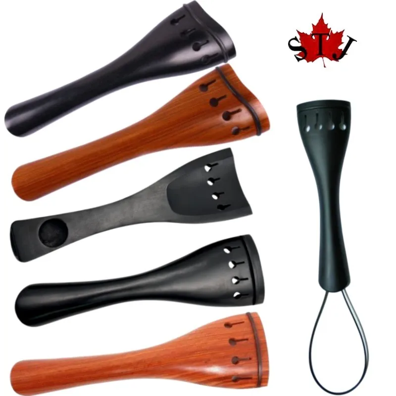 1pcs High quality Ebony 3/4 4/4 Double Bass Upright Bass Tailpiece ...