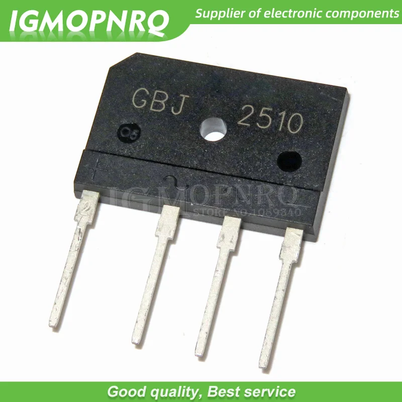 5pcs GBJ2510 2510 ZIP Bridge Rectifiers 1000V 25A new original ...