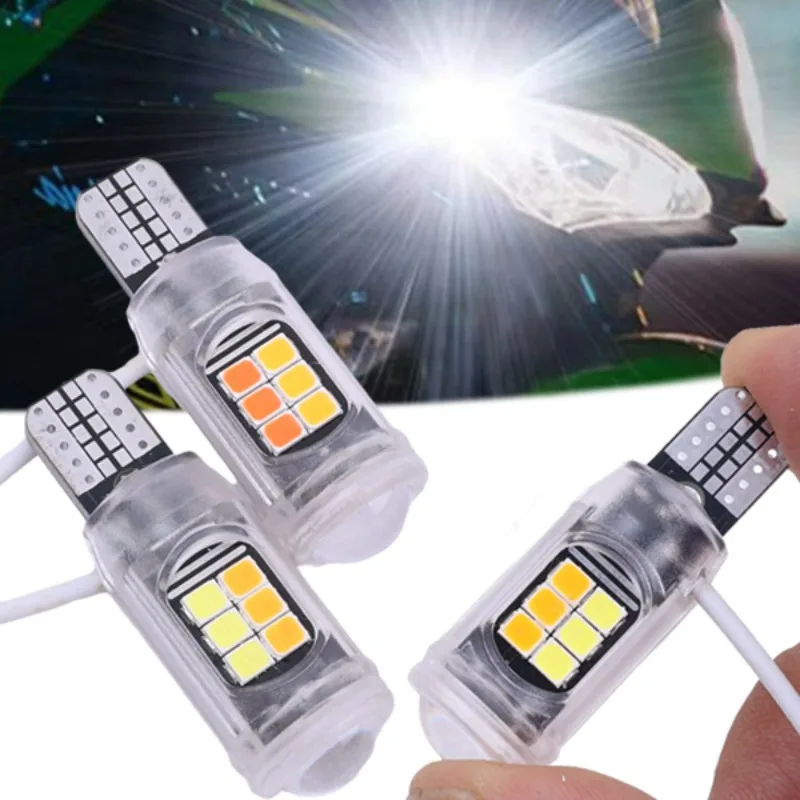 Motorcycle High Brightness T10 Indicator Light Bi-colour Turn Signal ...