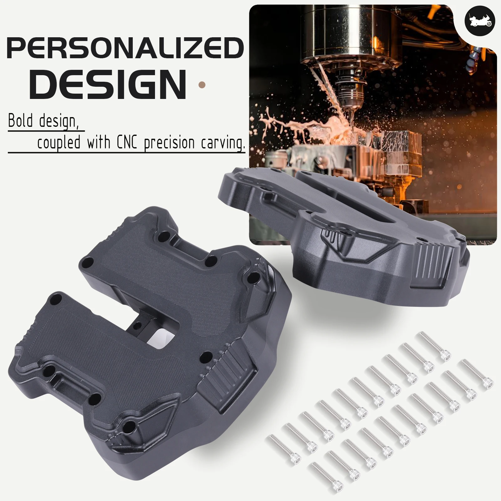 Aluminum Rocker Box cover for Harley M8 engine Road King FLHR Street ...