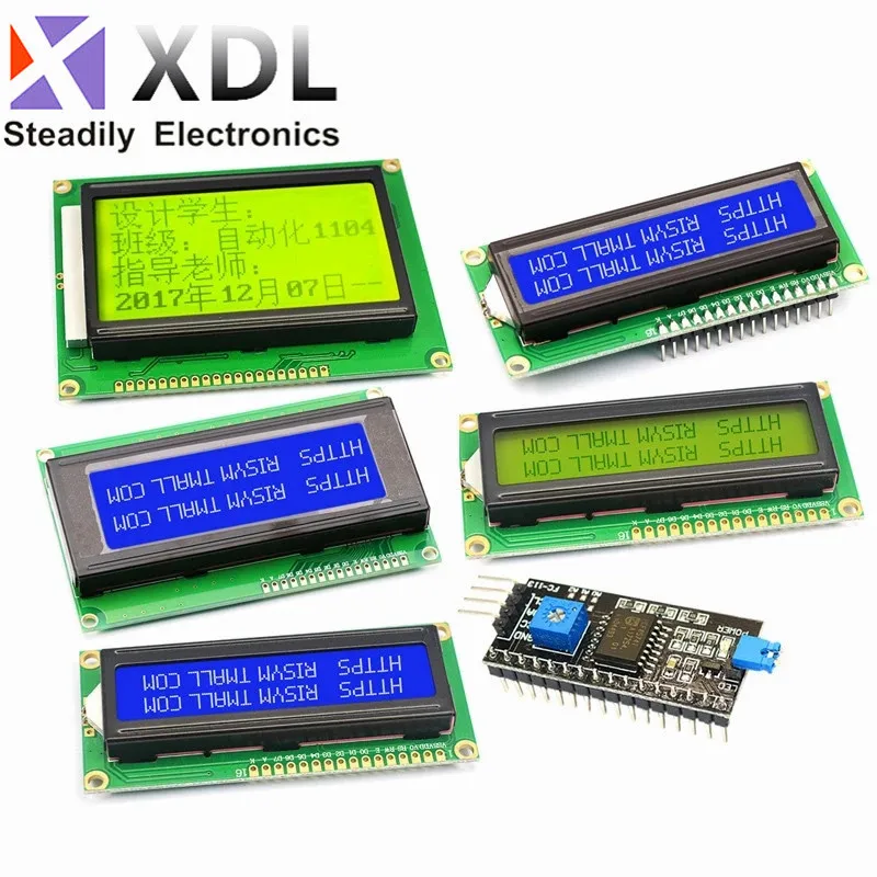 LCD1602 LCD 1602 2004 12864 modul Blau Grün bildschirm 16x2 20X4 ...