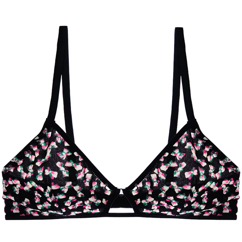 Fashion Breathable Bra Sexy Underwear Women's Ultra-thin Triangle Bra ...