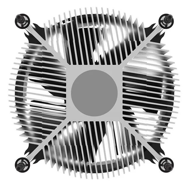 PCCOOLER T50 T50C MINI CPU Cooler Quiet Fan For Intel For LGA 115x 1200 ...